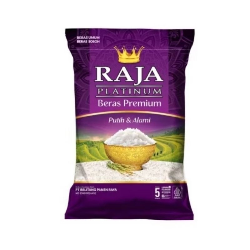 Jual BERAS RAJA PLATINUM 5KG | Shopee Indonesia