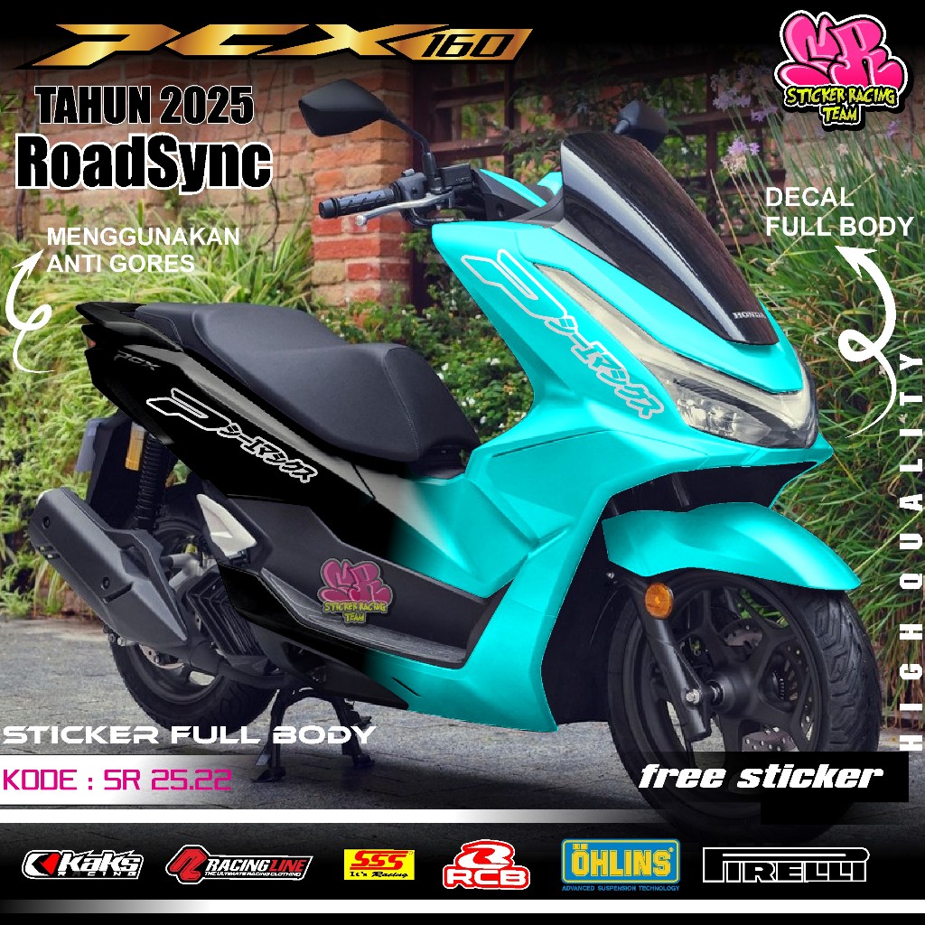 Jual COD Sticker Decal Full Body Honda PCX 160 2025 Cbs Abs RoadSync ...