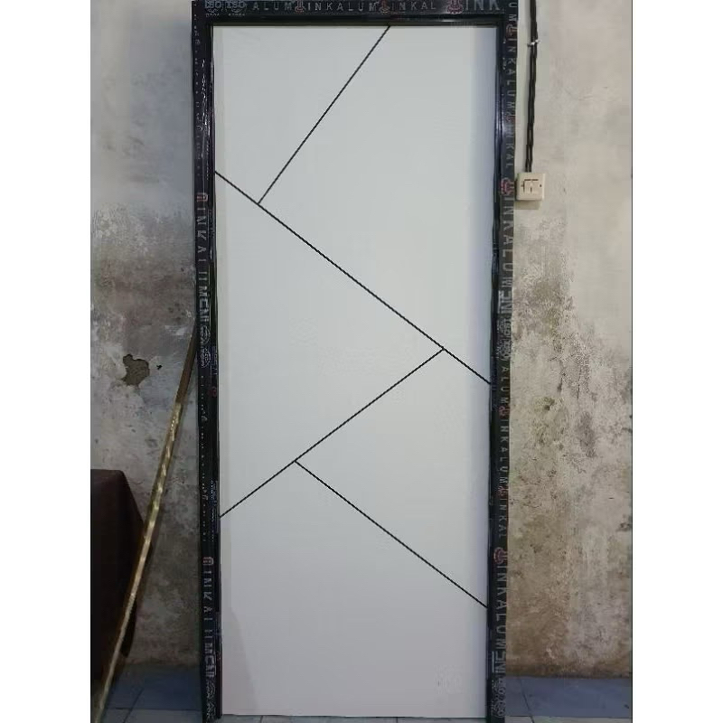 Jual Pintu HDF Set Kusen Almini Free Hendle Kunci Dan Engsel Plus ...