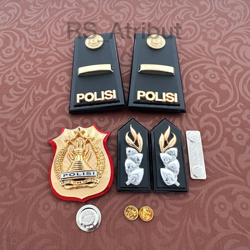 Jual Pangkat Ipda / Pangkat Iptu Perwira / Pangkat Akp Polri Monogram ...