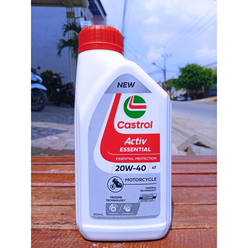 Jual Oli mesin Castrol Go activ essential 4T SAE 20W-40 (800ml ...