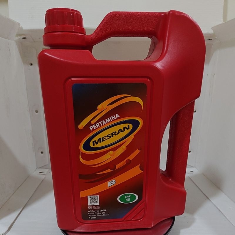 Jual OLI MESIN PERTAMINA MESRAN B SAE40. 4L | Shopee Indonesia