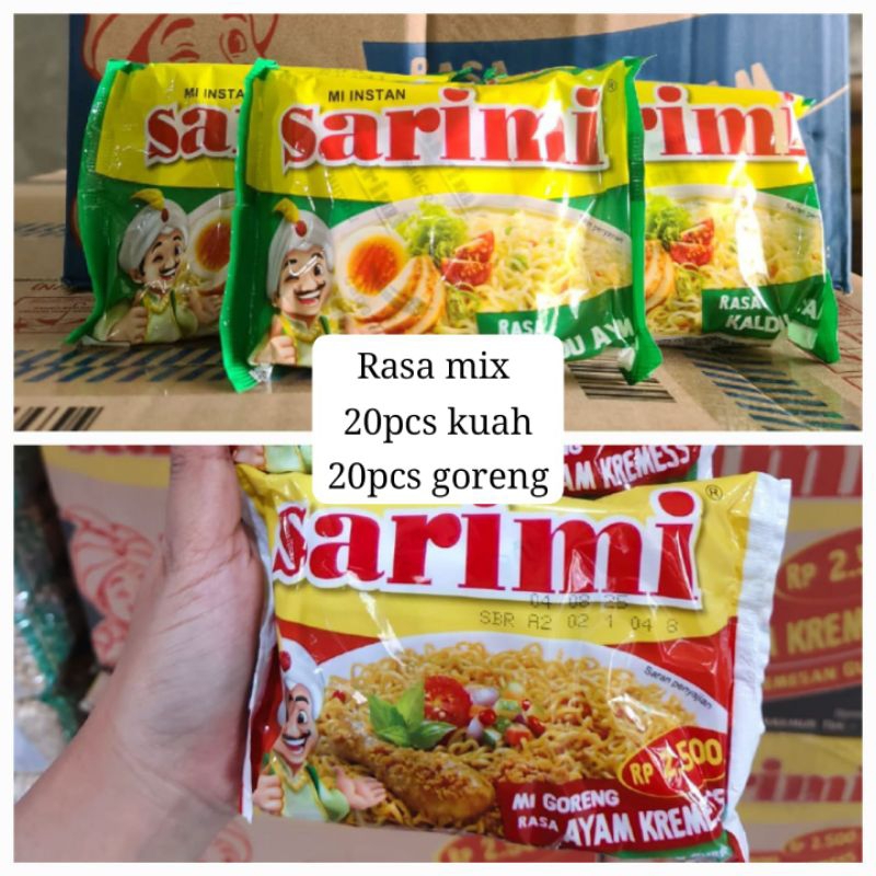 Jual NEW SARIMI MIE INSTANT MIX GORENG DAN KUAH | Shopee Indonesia