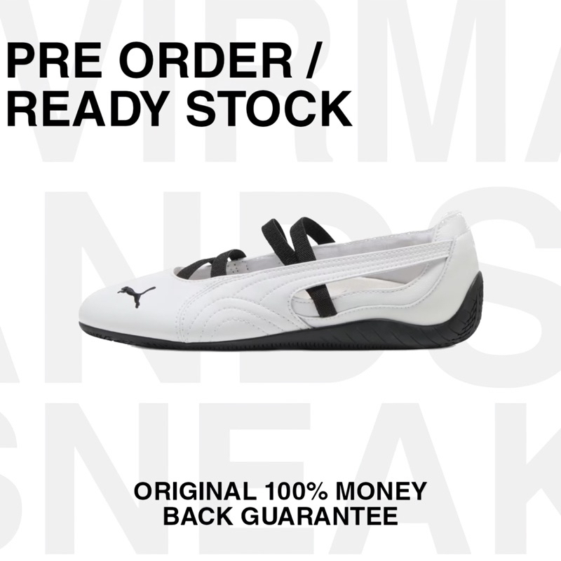 Jual Puma Speedcat Ballet Womens White Black | Shopee Indonesia