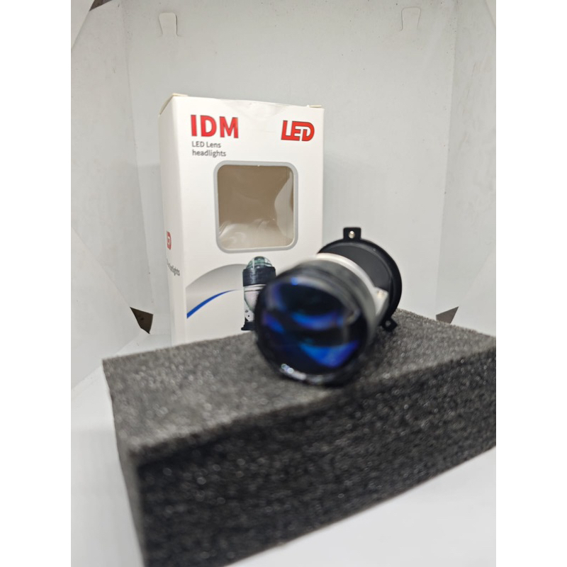 Jual Lampu Utama LED H4 Mini Projector Motor Mobil Original IDM model ...