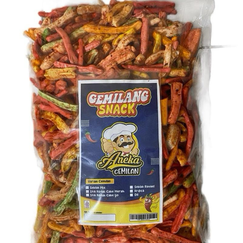 Jual SEBLAK BETON 500 gram 1 kg ANEKA CEMILAN “GEMILANG SNACK” | Shopee ...
