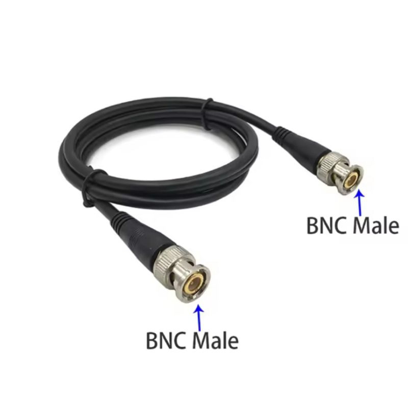 Jual bagus mahal original kabel jumper bnc male to bnc male video balun konektor sambungan Jack ...
