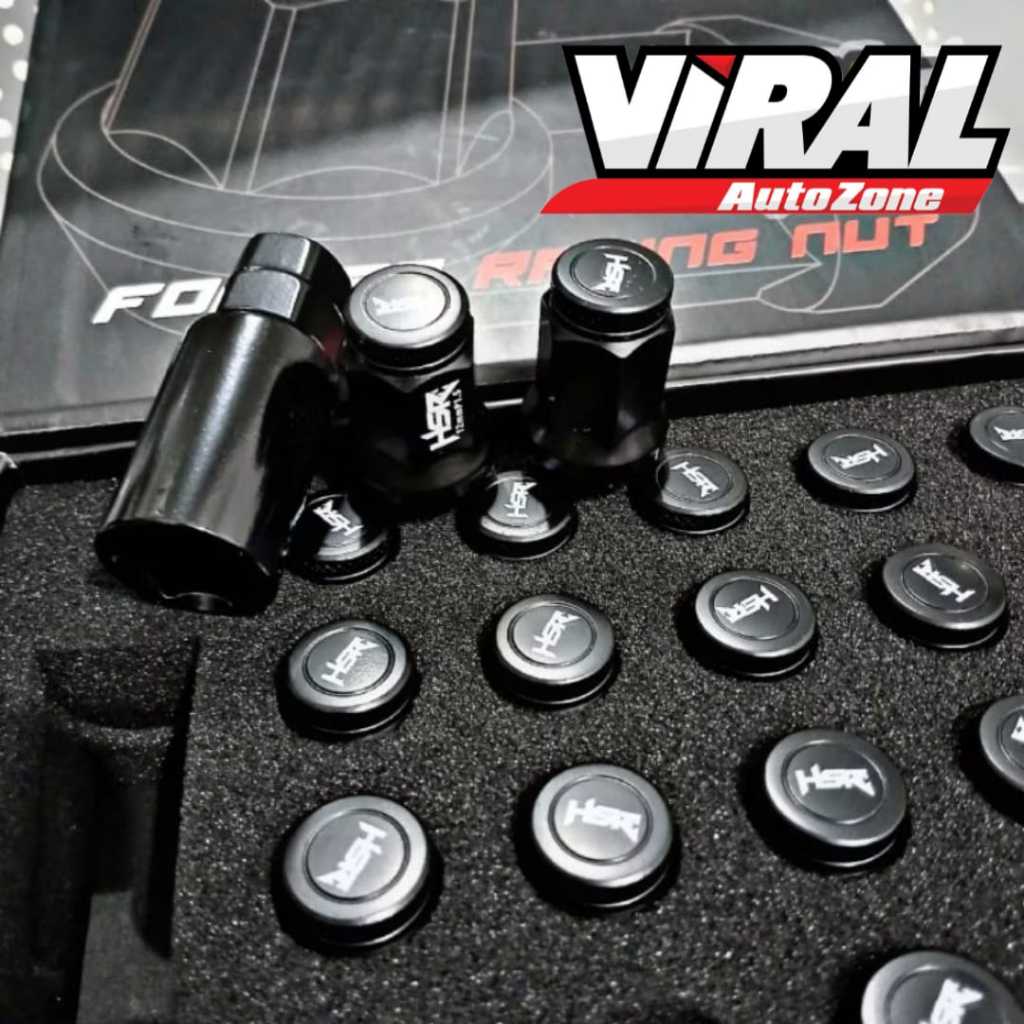 Jual Baut mur racing Premium FORGED M96G HSR wheel 1,5 warna Black ...