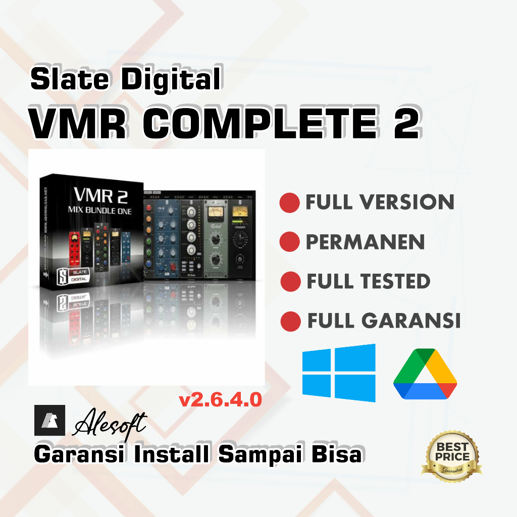Jual Slate Digital VMR 2 Complete Bundle Full Version WIN + Video Cara ...
