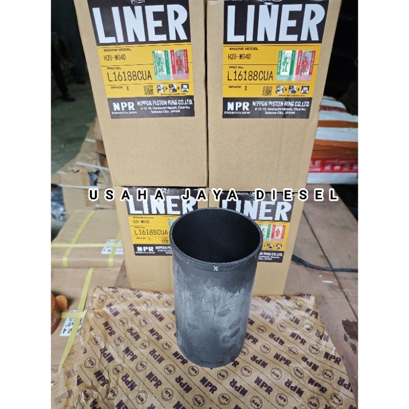 Jual Boring Liner Hino Dutro Toyota Dyna 130HT HD X-Power W04D L16188CUA NPR Jepang | Shopee ...