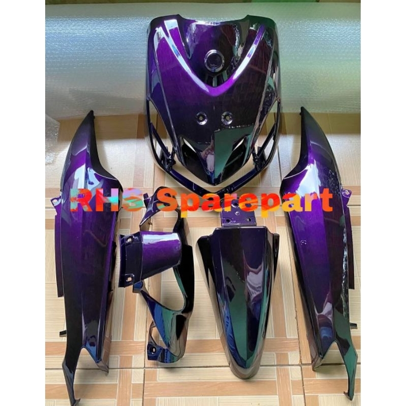 Jual Full Body Halus Yamaha Mio Smile Warna Custom Moonlight Purple ...