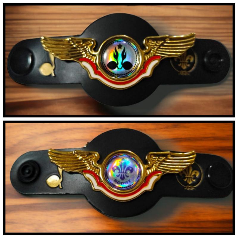 Jual Ring kacu pramuka type wing hologram terbaru kombinasi kalep umum ...