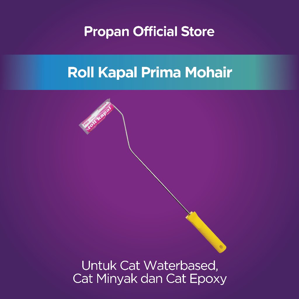 Jual Roll Kapal Prima Mohair Roller untuk Cat Epoxy & Cat Waterbased ...