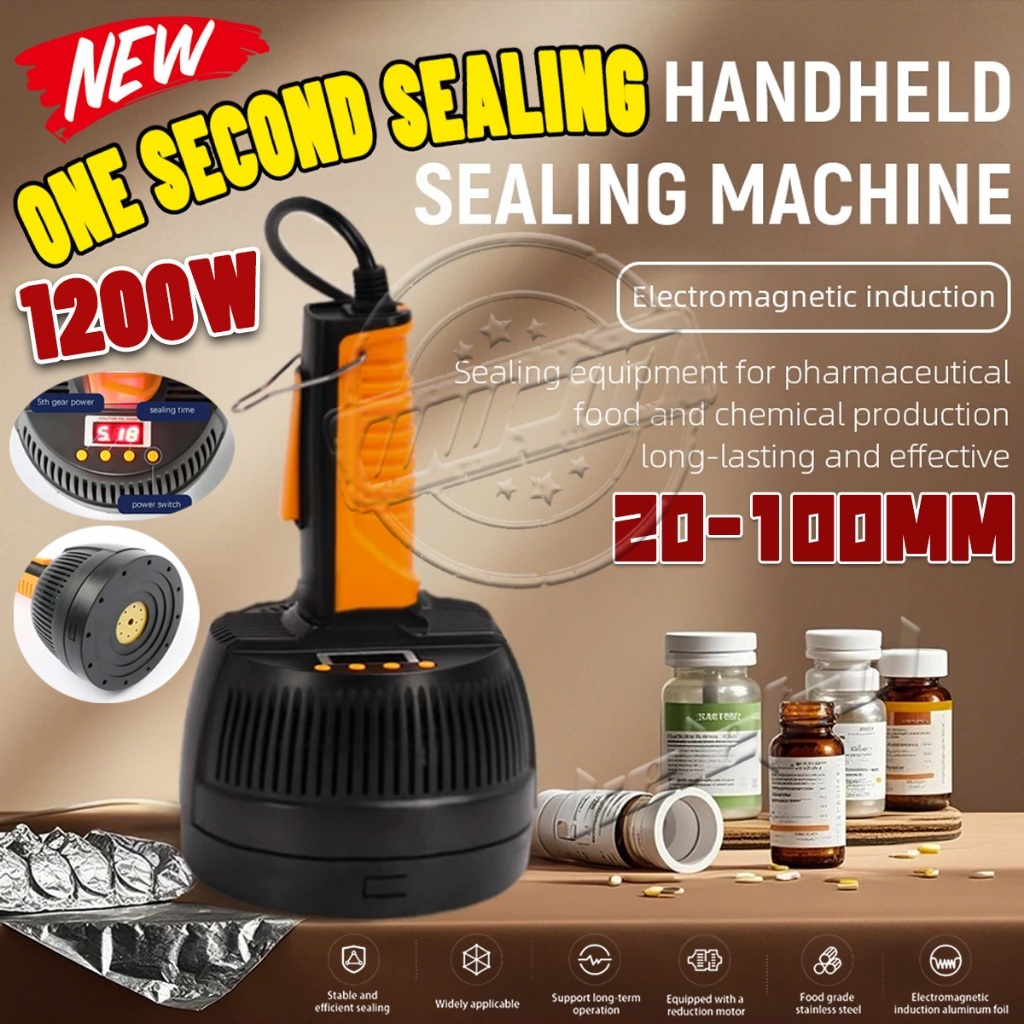 Jual Mesin Segel Induksi 20-100mm Alumunium Foil Induction Sealer Mesin ...