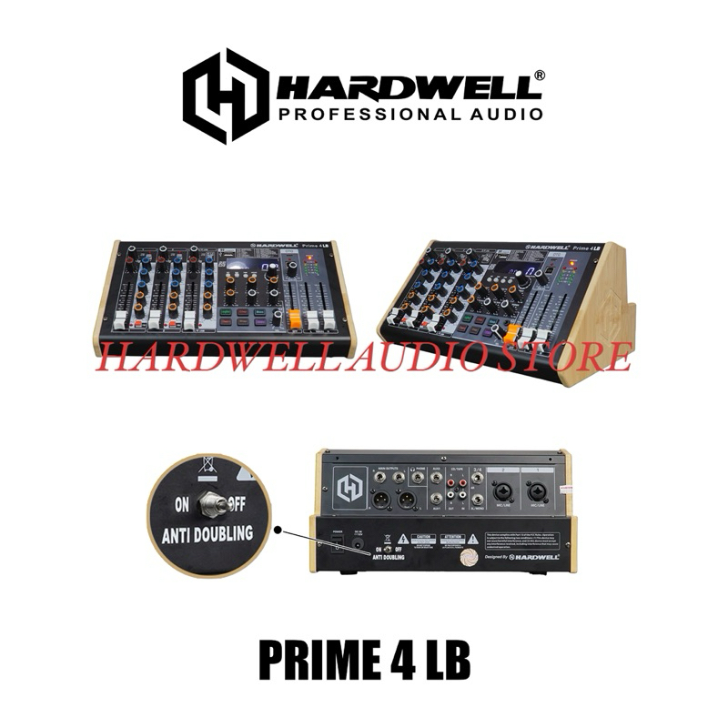 Jual Mixer Audio 4 Channel Hardwell Prime 4 LB (Loopback) / Anti Doubling Original | Shopee ...