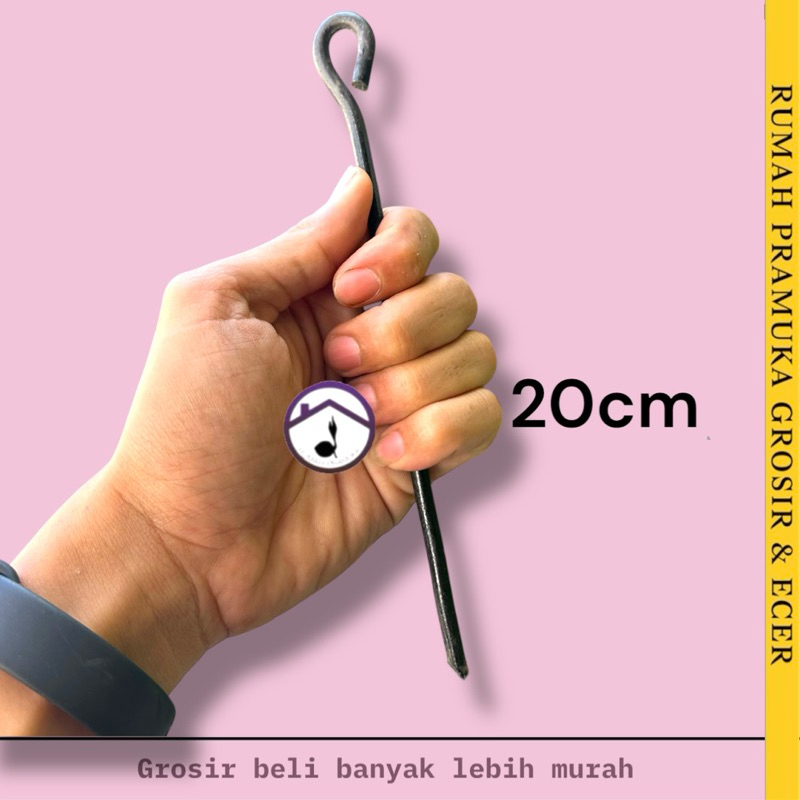 Jual Pasak Tenda Pramuka 20cm / Patok Tenda Pramuka 20cm | Shopee Indonesia