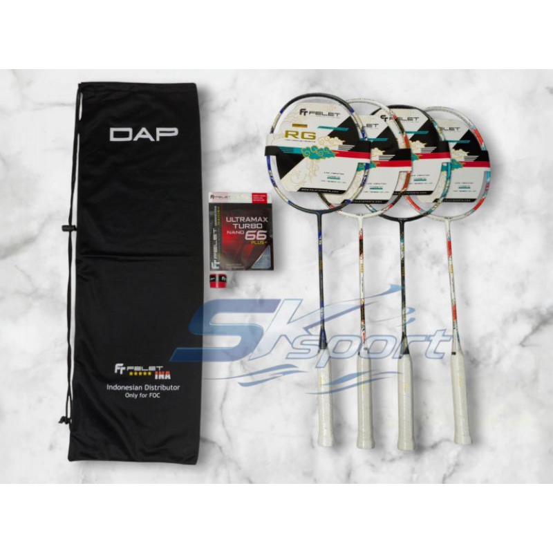 Jual Raker Badminton FELET RG LOW VIBRATION 35 LBS Original | Shopee ...