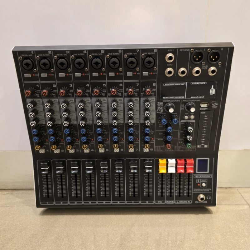 Jual Mixer 8 channel Black Spider SM 8 | Shopee Indonesia