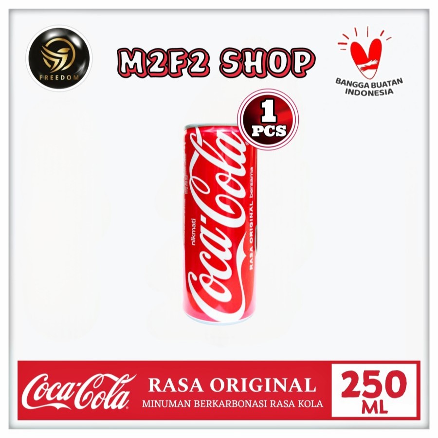 Jual Coca Cola Minuman Bersoda Kaleng | Can - 250 ml (Kemasan Satuan ...