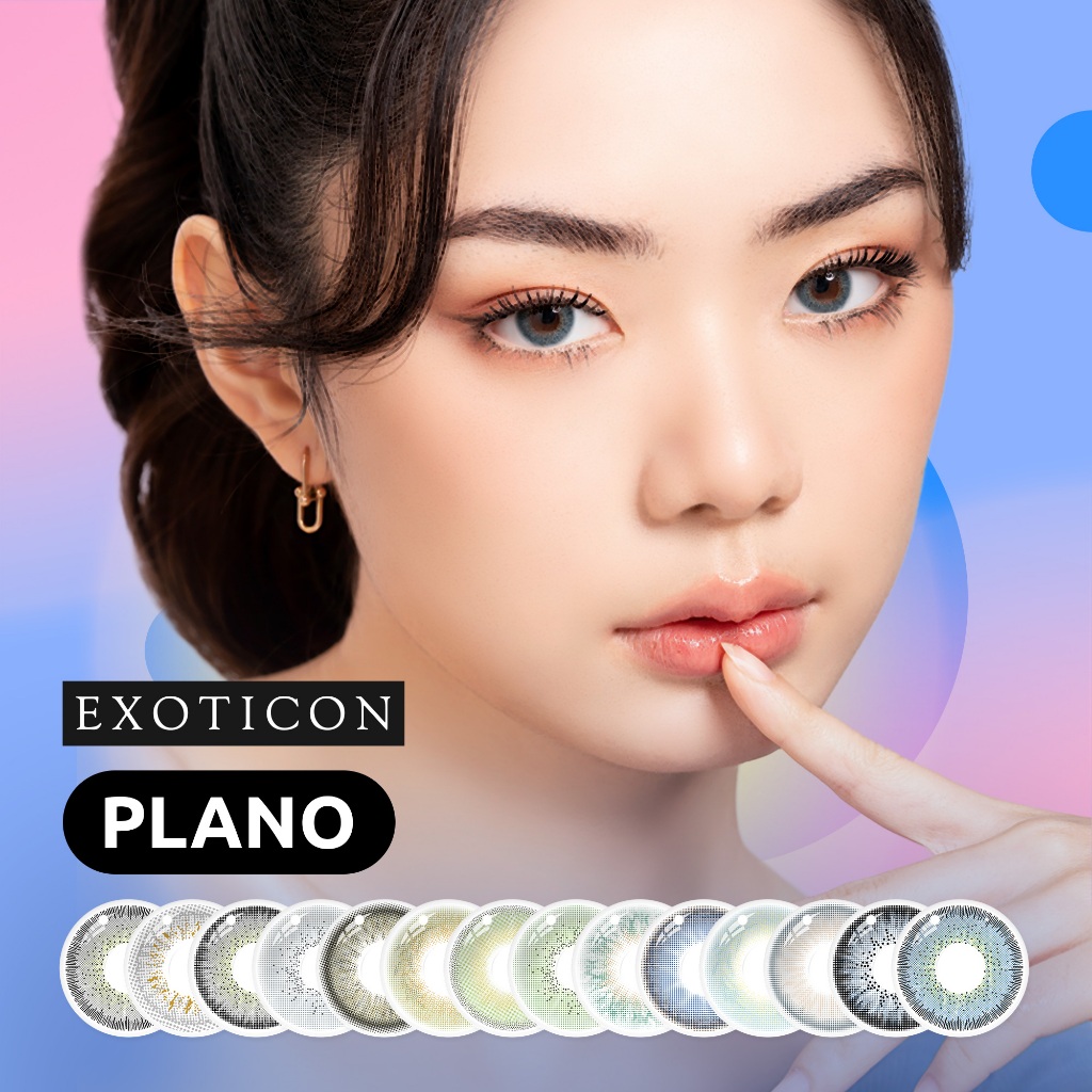 Jual Exoticon Softlens Blue , Green Series (Plano Only) | Soflens ...