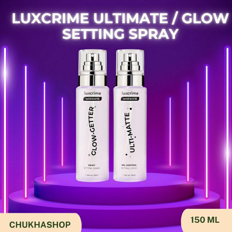 Jual Exp 2027 Kemasan Besar Luxcrime Ulti-Matte Oil Control Setting ...