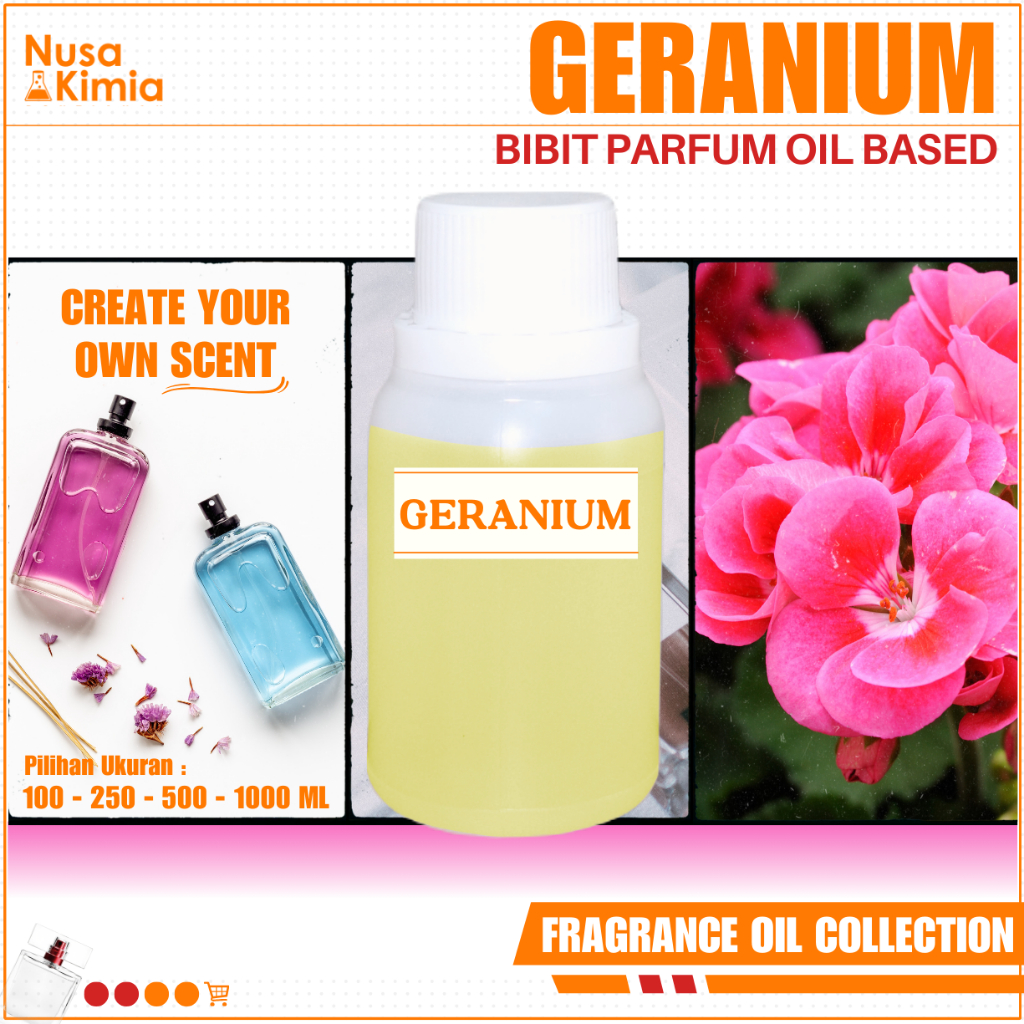Jual Bibit Parfum GERANIUM - Biang Parfum Bunga Geranium - Geranium ...