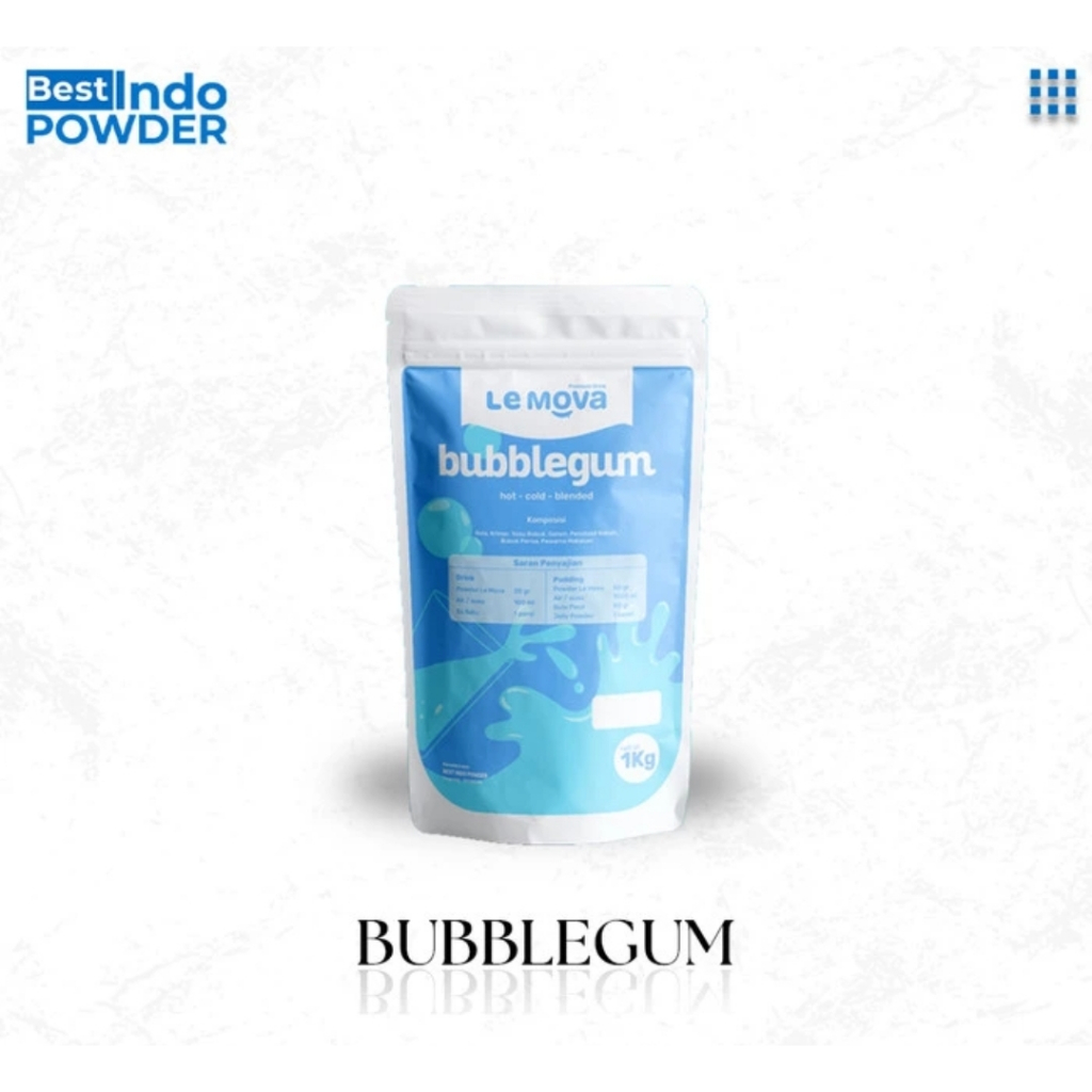 Jual BUBUK PERMEN KARET LEMOVA / POWDER BUBBLEGUM / BUBUK MINUMAN 1Kg ...