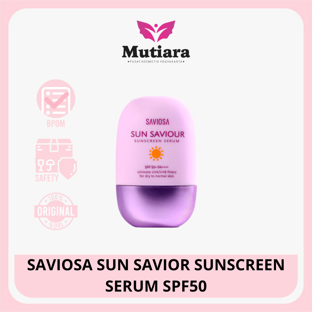 Jual SAVIOSA SUN SAVIOR SUNSCREEN SERUM SPF50 30ML | Shopee Indonesia