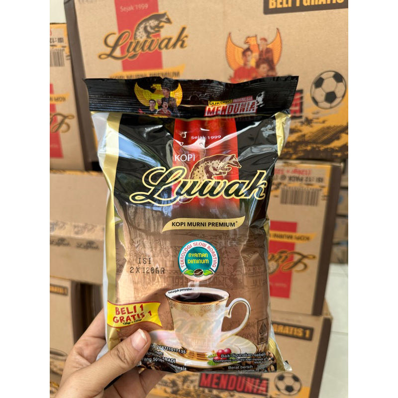 Jual Kopi Luwak Murni hitam beli 1 gratis 1 kemasan 120gr / KOPI LUWAK ...