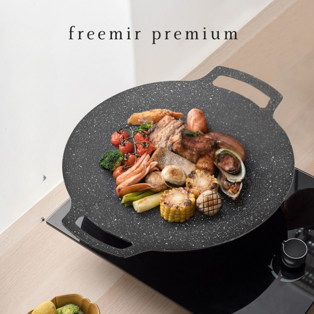 Jual [PREMIUM INSTAN SBY] freemir Premium Wajan Pemanggang Grill Pan ...