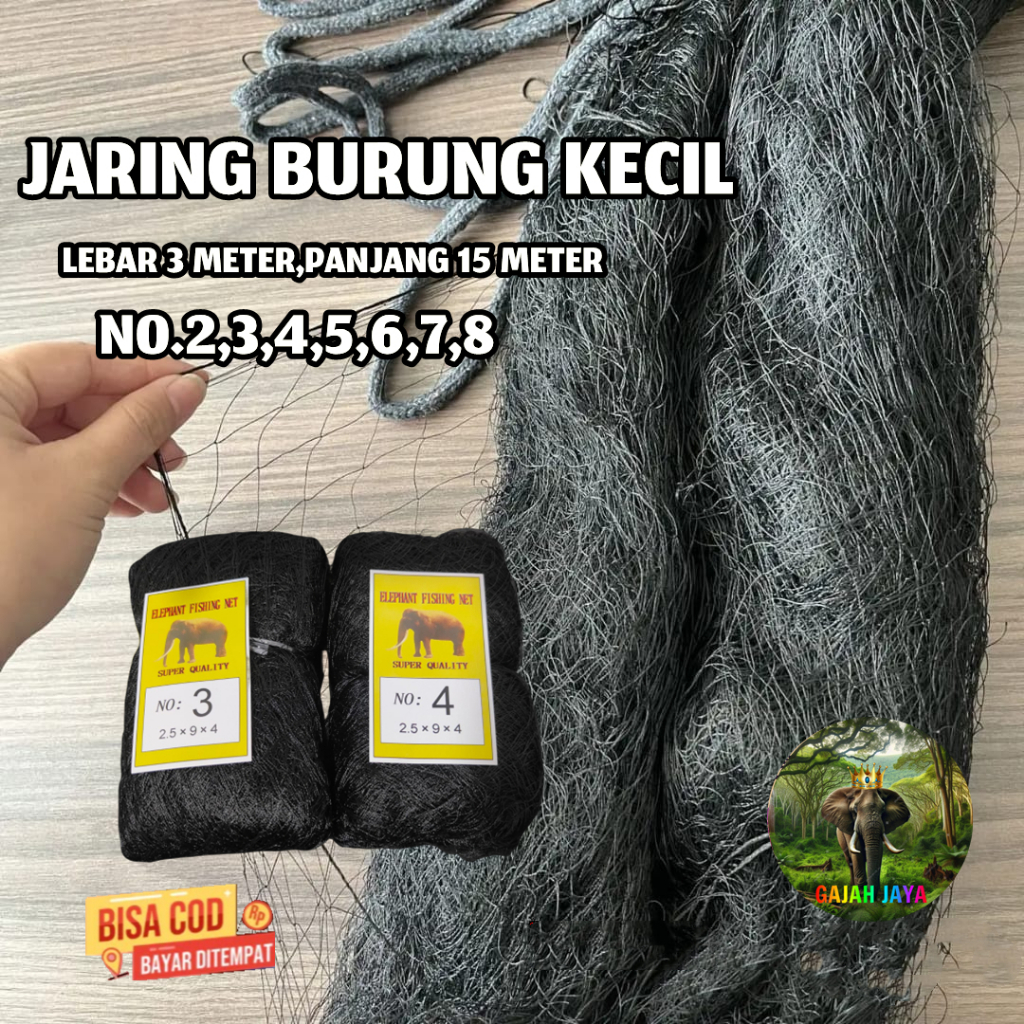 Jual YIY Jaring Burung Nilon Emprit, Perkutut, Pipit, Kutilang, Tekukur Jaring Kandang Ayam ...