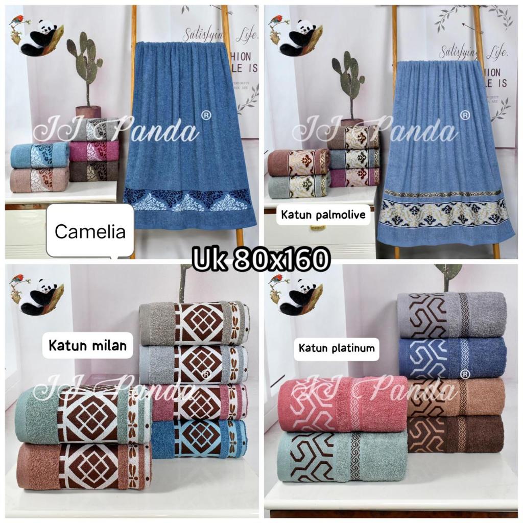 Jual LIVE - (Isi 1 Pcs) Handuk Pantai JJ Panda Ukuran 80 X 160 Bahan ...