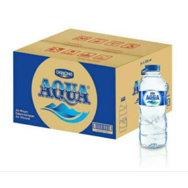 Jual Aqua Botol 330ML 1 Dus | Shopee Indonesia