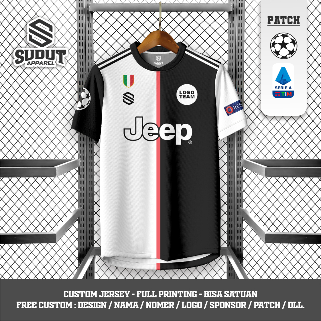 Jual JERSEY CUSTOM BOLA 7UV3NTU5 HOME 2019-2020 FULL PRINTING | Shopee ...