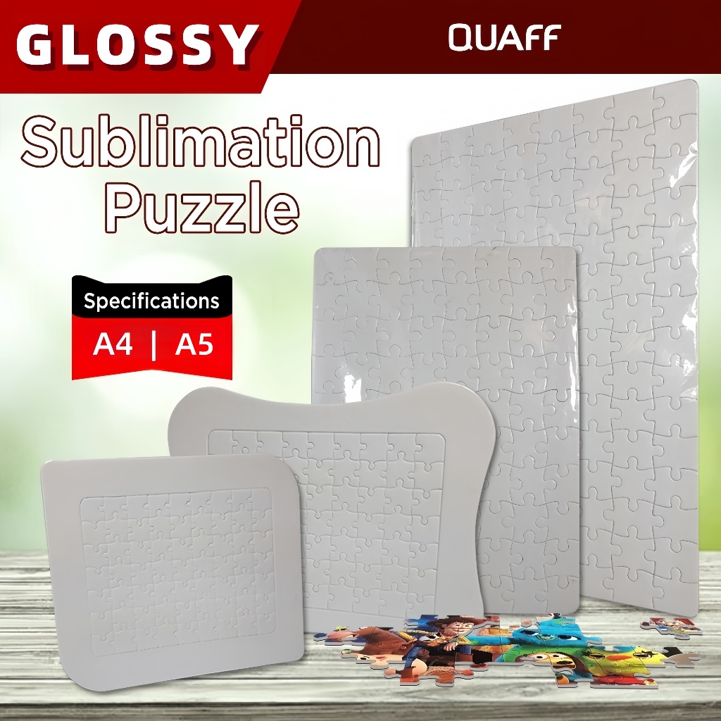 Jual A4 / A5 Size Sublimation Printable Plain Jigsaw Puzzle | Shopee ...