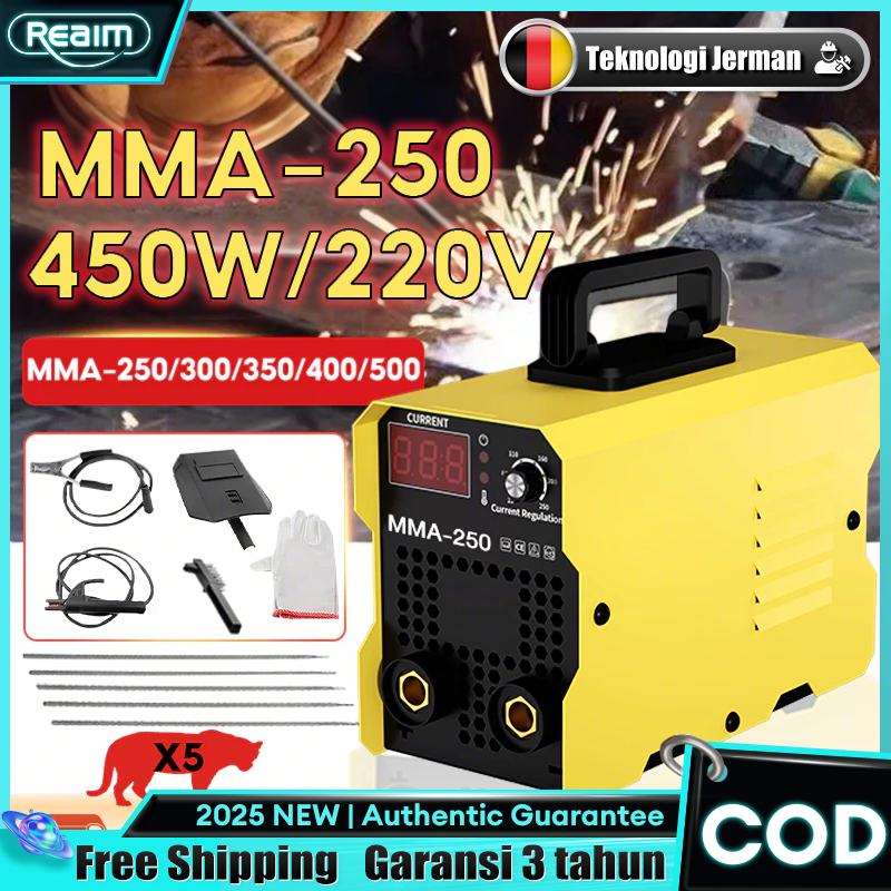 Jual Reaim Mesin Las Inverter mesin las listrik 450 watt MMA 120A IGBT 450 watt / Mesin las mini ...