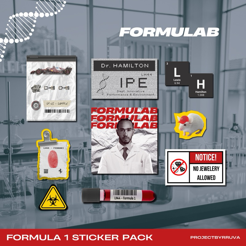 Jual [READY] Sticker F1 Stiker Formula 1 Merchandise Merch F1 Dekorasi ...