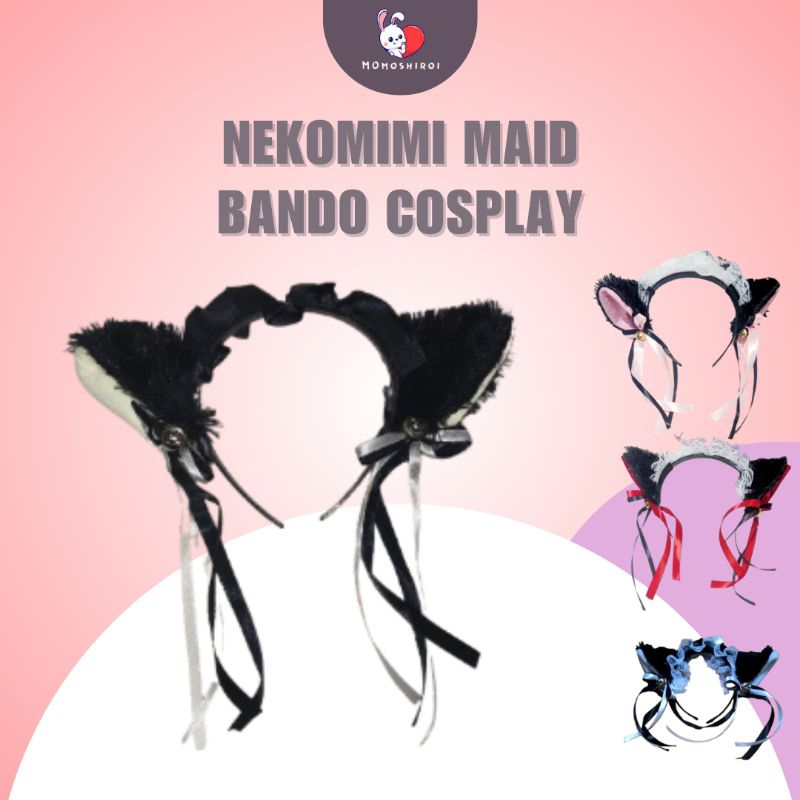 Jual Nekomaid Bando Cosplay Aksesoris Neko Kucing | Shopee Indonesia
