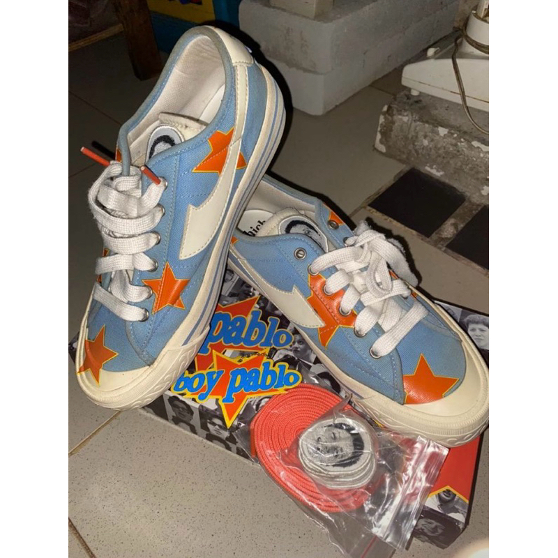 Jual SEPATU COMPASS X BOY PABLO BLUE SKY SECOND | Shopee Indonesia