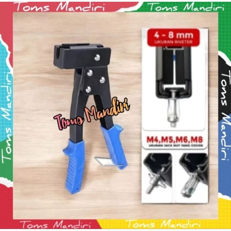 Jual Tang Rivet Jack Nut Tool Alat Penarik Jack Nut 10" inch M4 M5 M6 ...