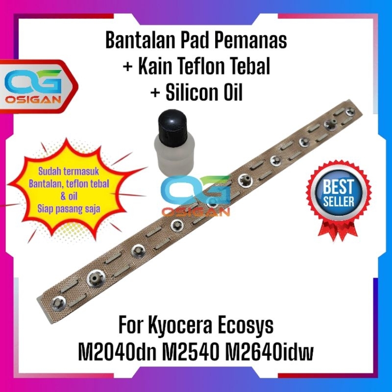 Jual Bantalan Kain Pemanas Teflon Tebal Kyocera M2040dn M2540dn ...