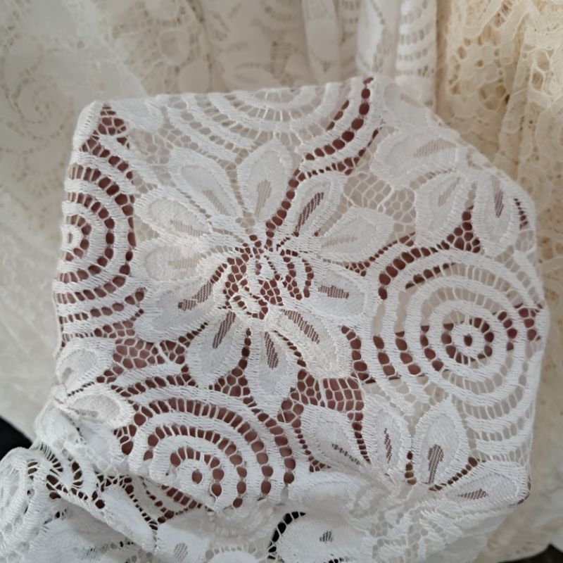 Jual Kain Brokat Katun - Kain Brokat Premium - Kain Brokat Meteran ...