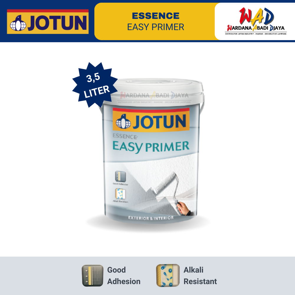 Jual CAT DASAR ALKALI JOTUN - ESSENCE EASY PRIMER (LUAR DAN DALAM) - 3 ...