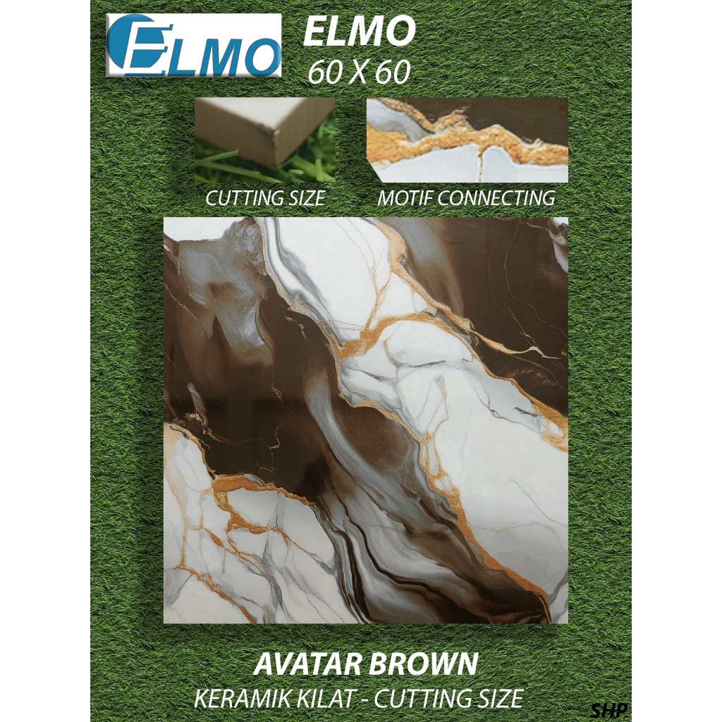 Jual Keramik Lantai 60X60 Elmo Avatar Brown Pekanbaru Riau, Motif ...