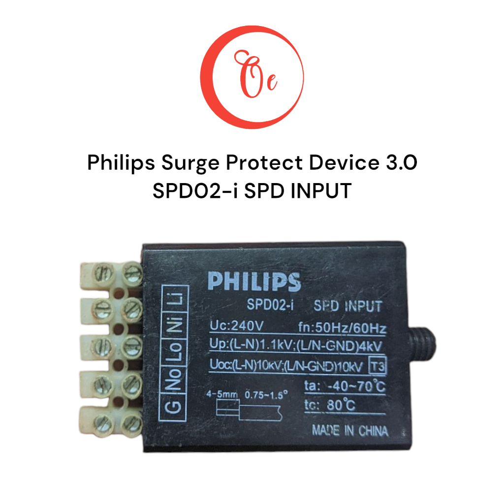 Jual Philips Surge Protect Device 3.0 Input SPD02-i SPD 10KV | Shopee ...