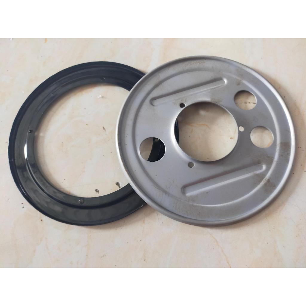 Jual Plat Piringan Tutup Debu vespa Depan Belakang Kampas Rem Ring 10 ...