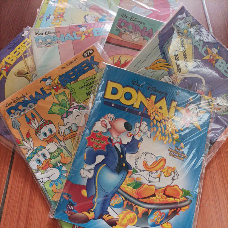 Jual Majalah Komik Donal Bebek Donald Duck Warna Banyak Nomor | Shopee Indonesia