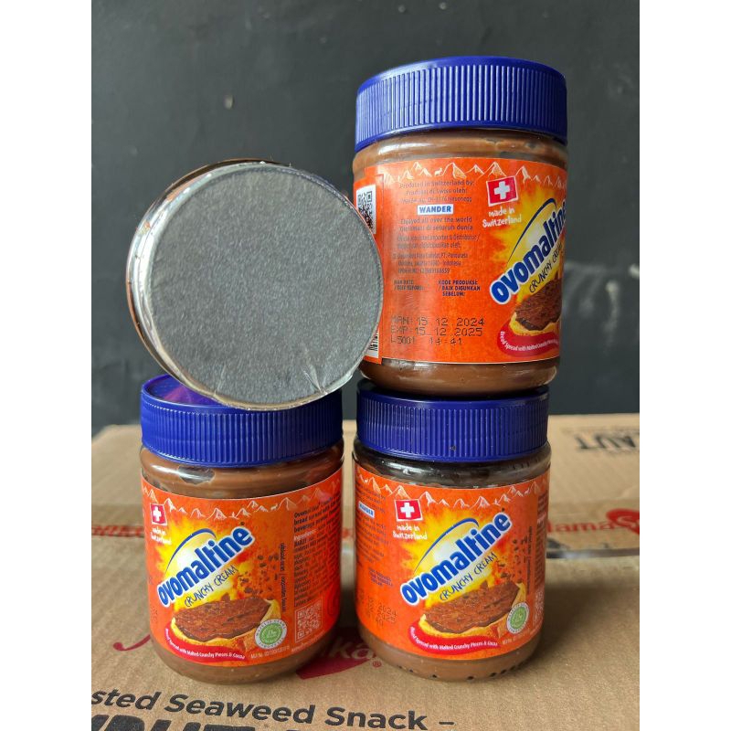 Jual Selai Ovomaltin crunchy cream 230gr dan selai American garden ...