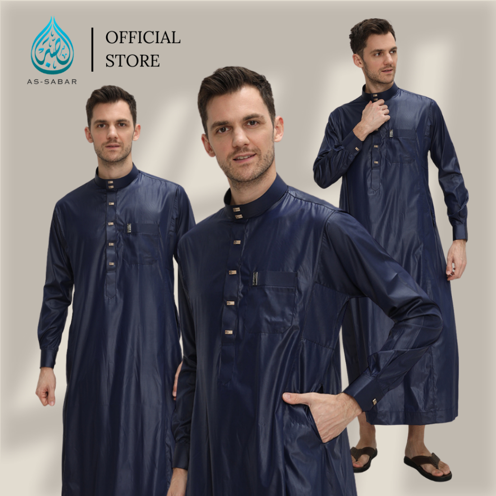 Jual Assabar - Gamis Pria Terbaru baju gamis koko pria Pakaian Islami Laki Laki Jubah Modern ...