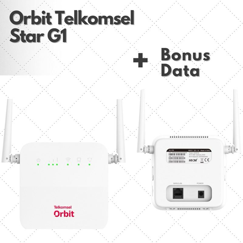 Jual (TERMURAH)Telkomsel Orbit Star G1 High Speed 4G + Bonus Data 150GB(GARANSI RESMI) | Shopee ...